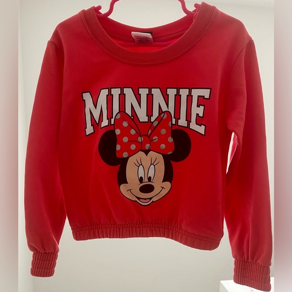 Disney | Shirts & Tops | Disney Minnie Mouse Sweater Kids S66x | Poshmark